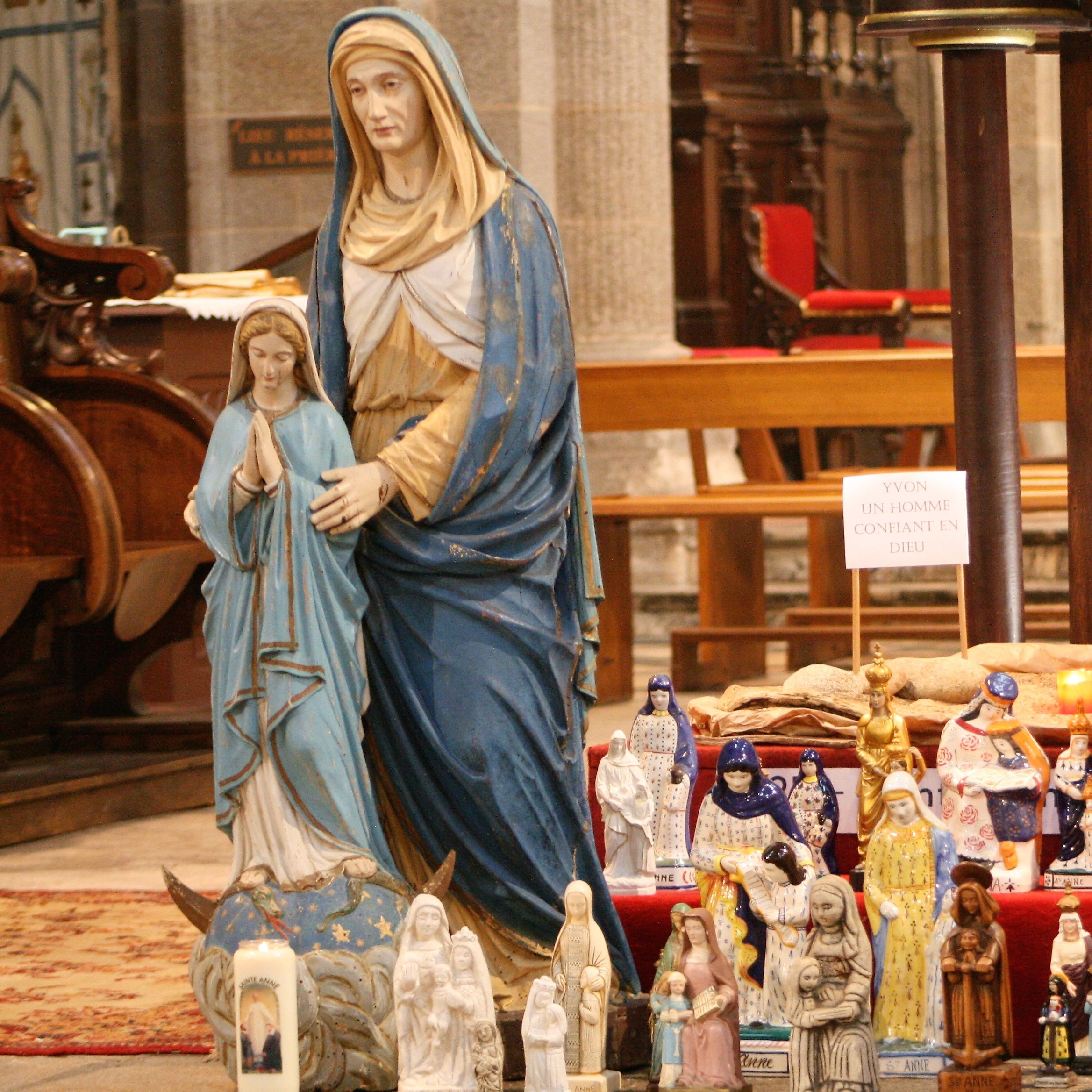 Pèlerinage du doyenné d'Auray et bénédiction des statues de sainte Anne ...